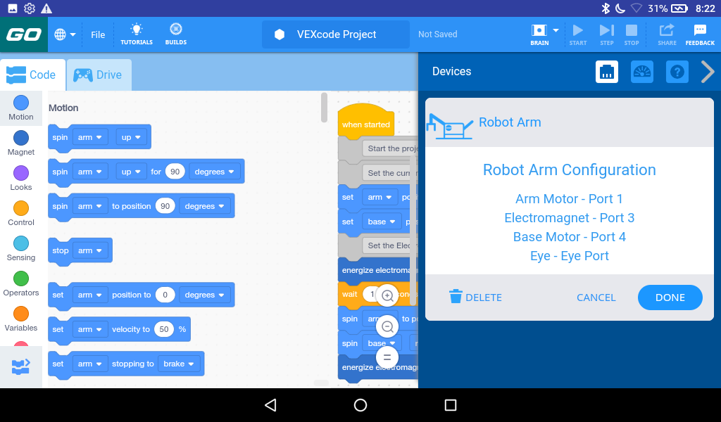 VEXcode GO:Amazon.com:Appstore for Android