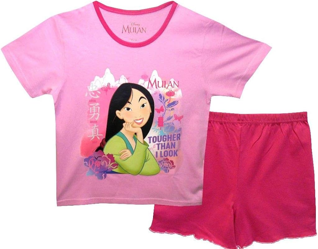 Disney Mulan Brave Girl's Pyjamas : Amazon.co.uk: Clothing