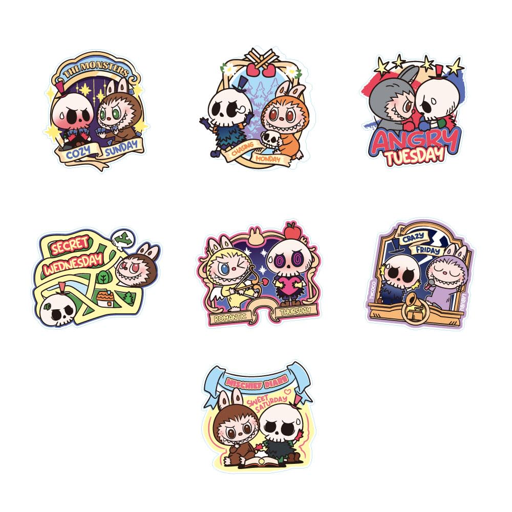 Mua POP MART LABUBU Mischief Diary Series - Jelly Sticker trên Amazon ...