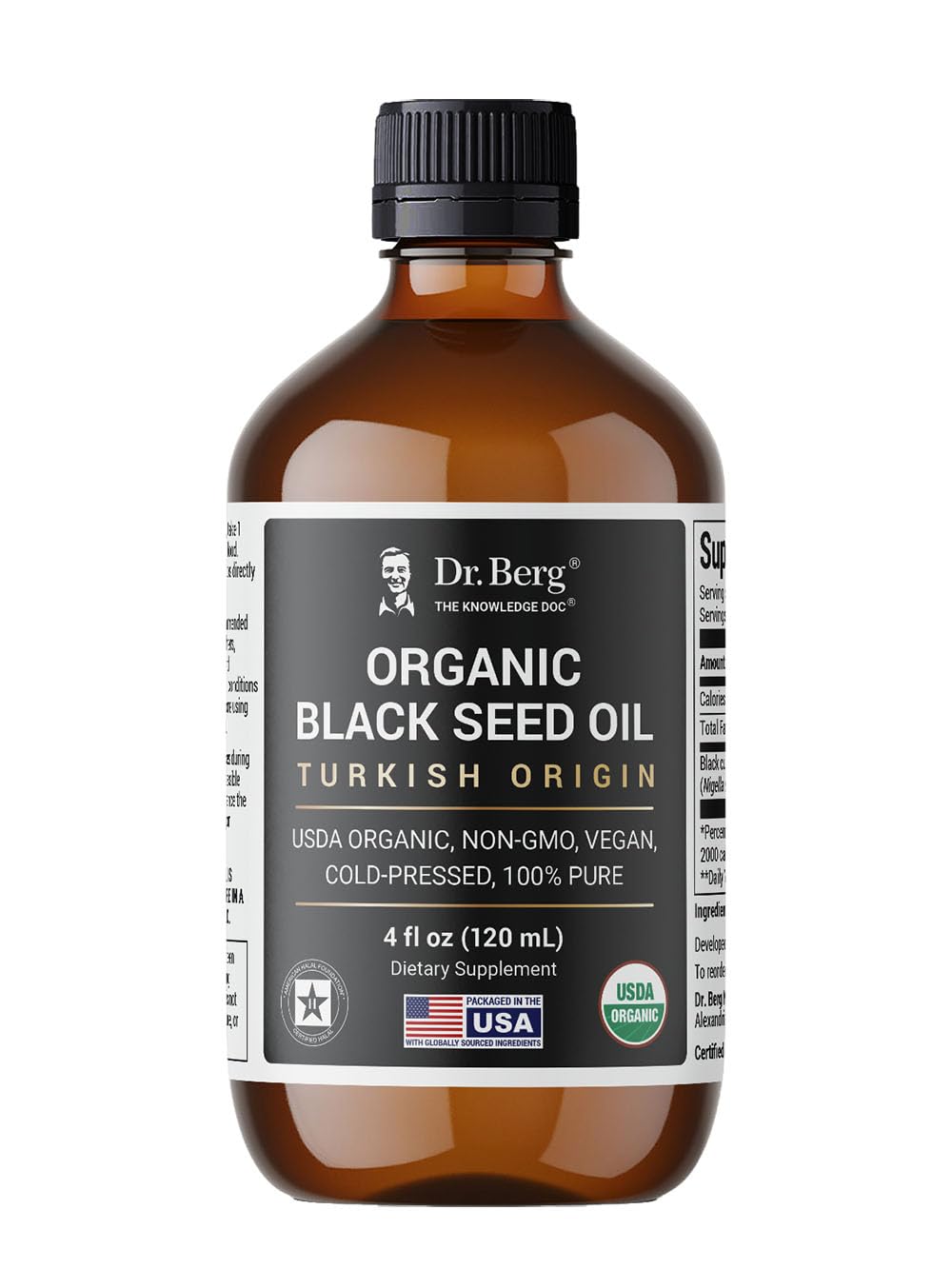 Mua Dr. Berg Black Seed Oil Organic Cold Pressed – Pure Nigella Sativa ...