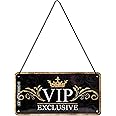 Amazon.com: Nostalgic-Art Retro hanging sign, 3.9" x 7.9", VIP ...
