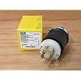Hubbell HBL2731 Locking Plug, 30 amp, 3 Phase, 480V, L16-30P, Black and ...