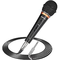 Amazon.com: HOTEC Premium Vocal Dynamic Handheld Microphone with 19ft ...