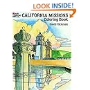 California Missions Coloring Book (Dover History Coloring Book): David ...