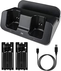 Amazon.com: NIFERY Wii U Controller Charger for Wii Remote & Wii U ...