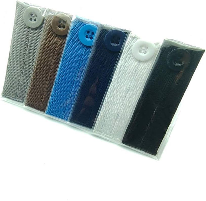 FLZONE Comfy Waist Extender Adjustable,Elastic Buttons Extenders Set ...