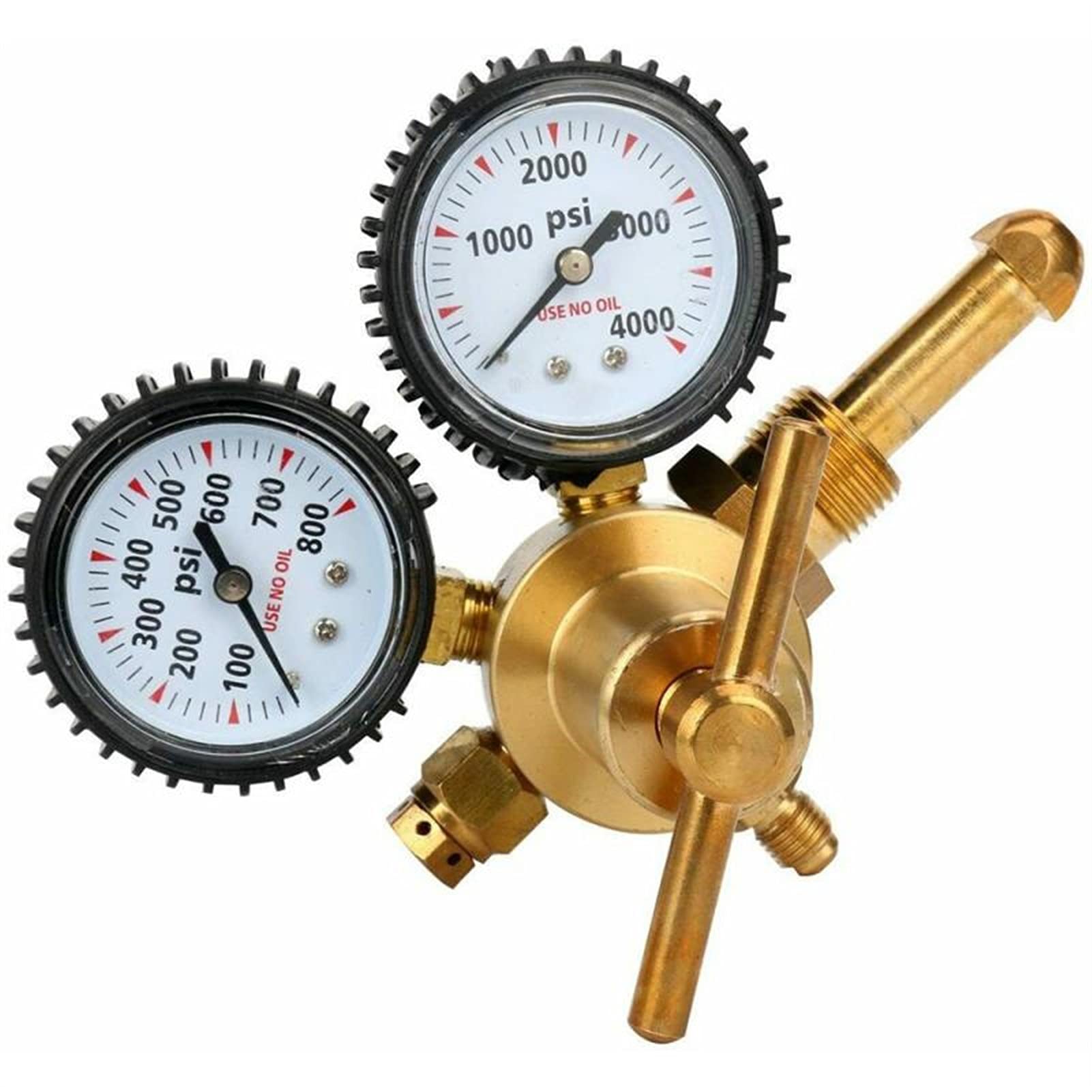 Mua Gas Detector Brass Nitrogen Regulator 0-600 PSI CGA580 Inlet, 1/4 ...