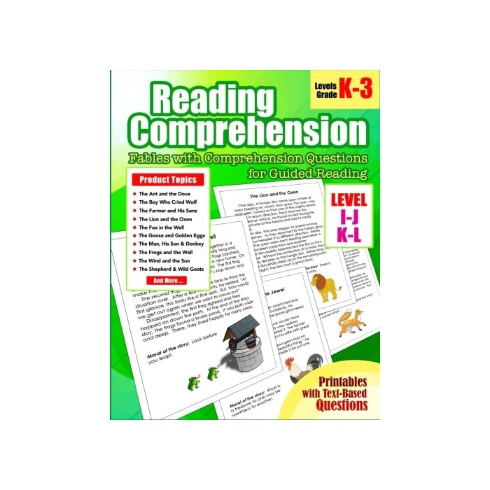 Buy 10 Reading Comprehension Levels I J K And L Fables With buy-10-reading-comprehension-levels-i-j-k-and-l-fables-with