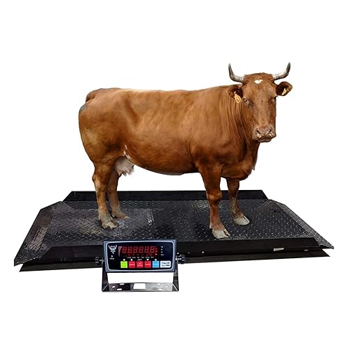 PEC Tools Heavy Livestock Scale with Digital Indicator, Veterinary ...
