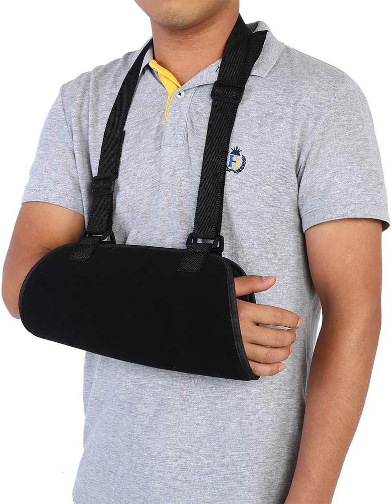 Arm Sling Support, Adjustable Shoulder Immobilizer with Breathable ...