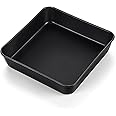 Amazon.com: TeamFar Square Baking Pan, 8 inch Coated Square Cake ...