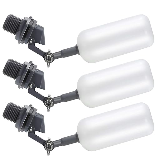 Blulu 3 Pcs Float Ball Valve, 3/4 Inch Water Tank Filter Float Valve ...