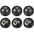 Amazon.com: uxcell 6Pcs Threaded Ball Knobs, M8 Female Thread Thermoset Ball Knob 1.18'' Dia ...