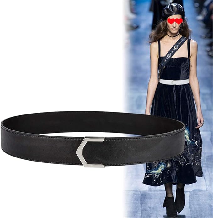 Cinturones para mujer Elástica Cinturón Vestido salvaje cintura ancha ...