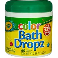 Amazon.com: Crayola Bath Dropz 3.59 oz 60 Tablets (Pack of 2) : Beauty ...