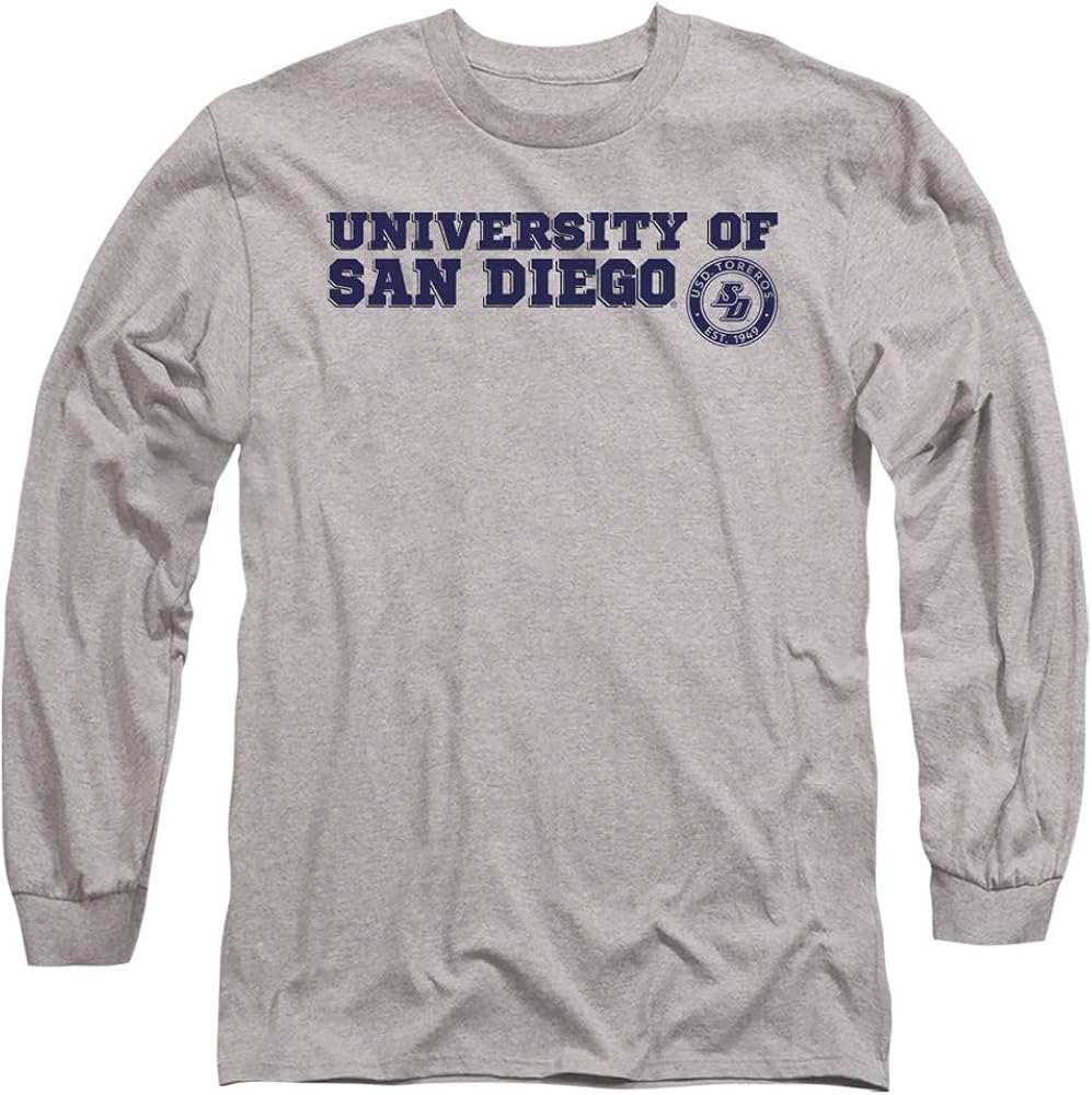 Amazon.com: University of San Diego Official Block Text Unisex Adult ...