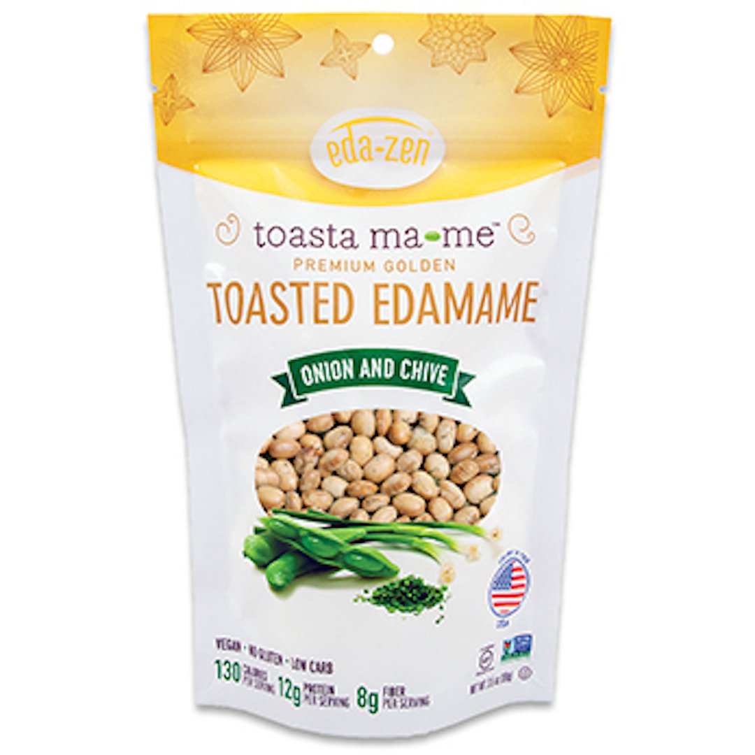 Eda-Zen Organic Toasted Edamame Snacks, Lightly Salted, 3.5 Ounce (Pack ...