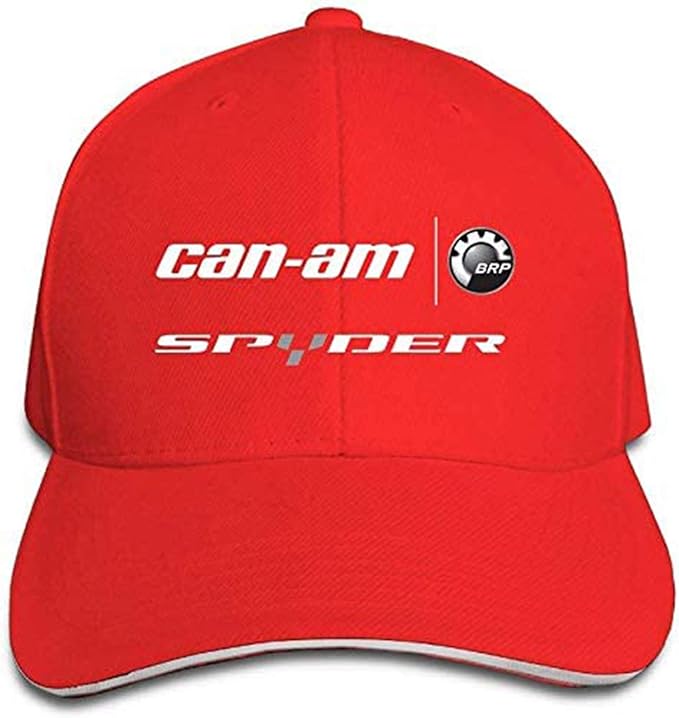 YVES Can Am Spyder Logo Snapback Hats/Baseball Hats/Peaked Cap Red ...