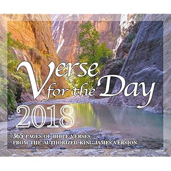 Amazon.com : 365 Bible Verse for the Day - 2018 Daily Desk Calendar ...