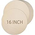Amazon.com: 12 Pack 16 Inch Round Wood Circles for Crafts Unfinished ...