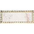 Amazon.com: Marble Serving Tray for Appetizers Desserts Hors D'vour ...