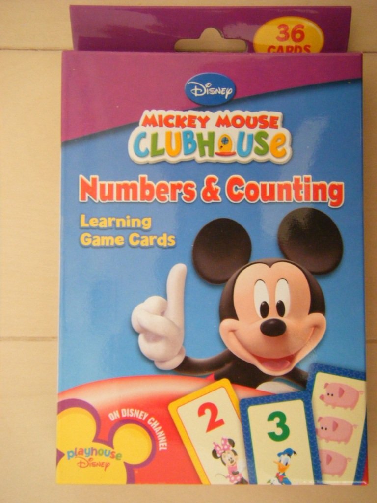 Mua Mickey Mouse Numbers & Counting Learning Flash Cards trên Amazon Mỹ ...