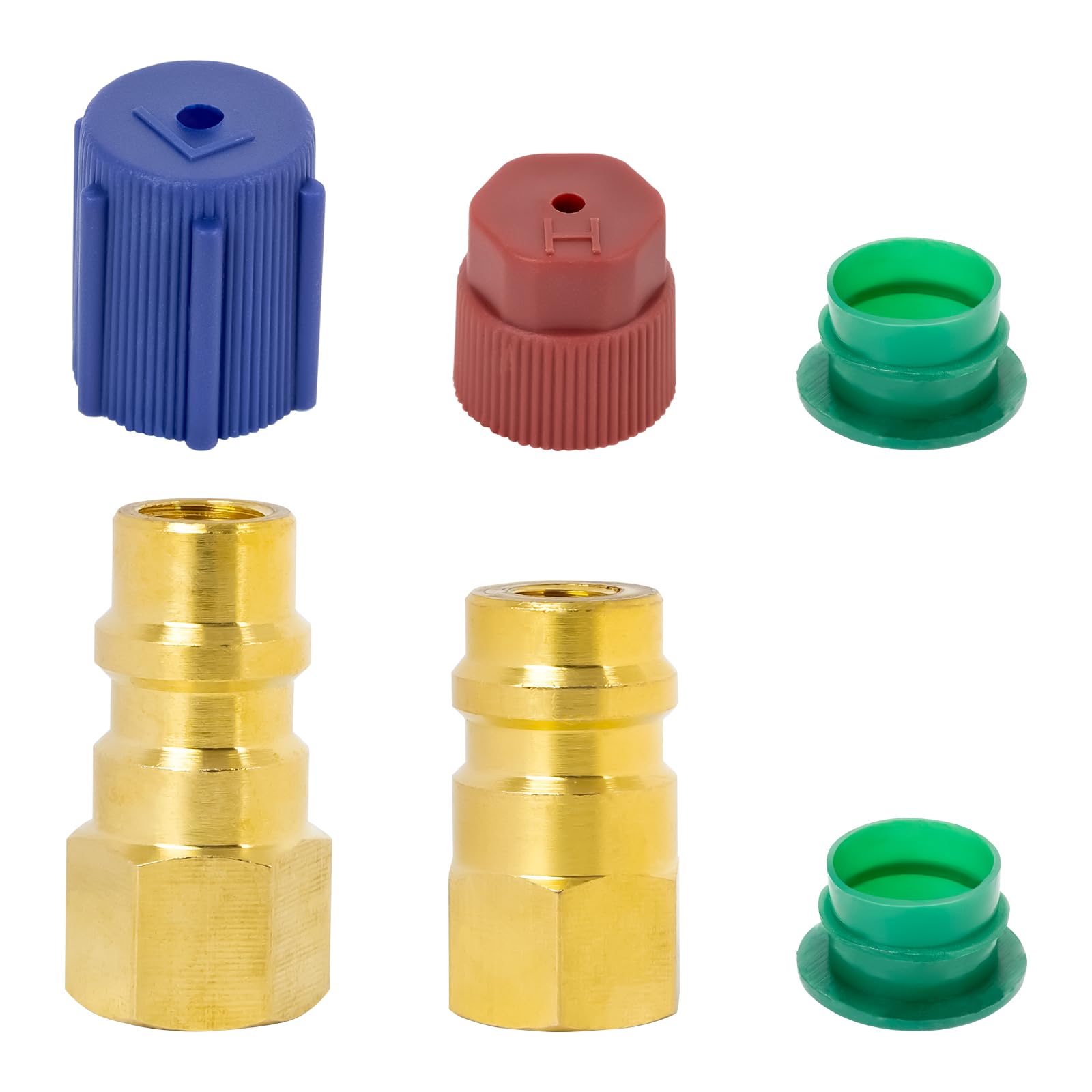Fourtry R12 to R134a Conversion Fitting Adapter Kit - R12 to R134a ...