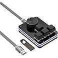 Amazon.com: Geekria USB Mini 4-Key + Knob Keyboard, One-Handed ...