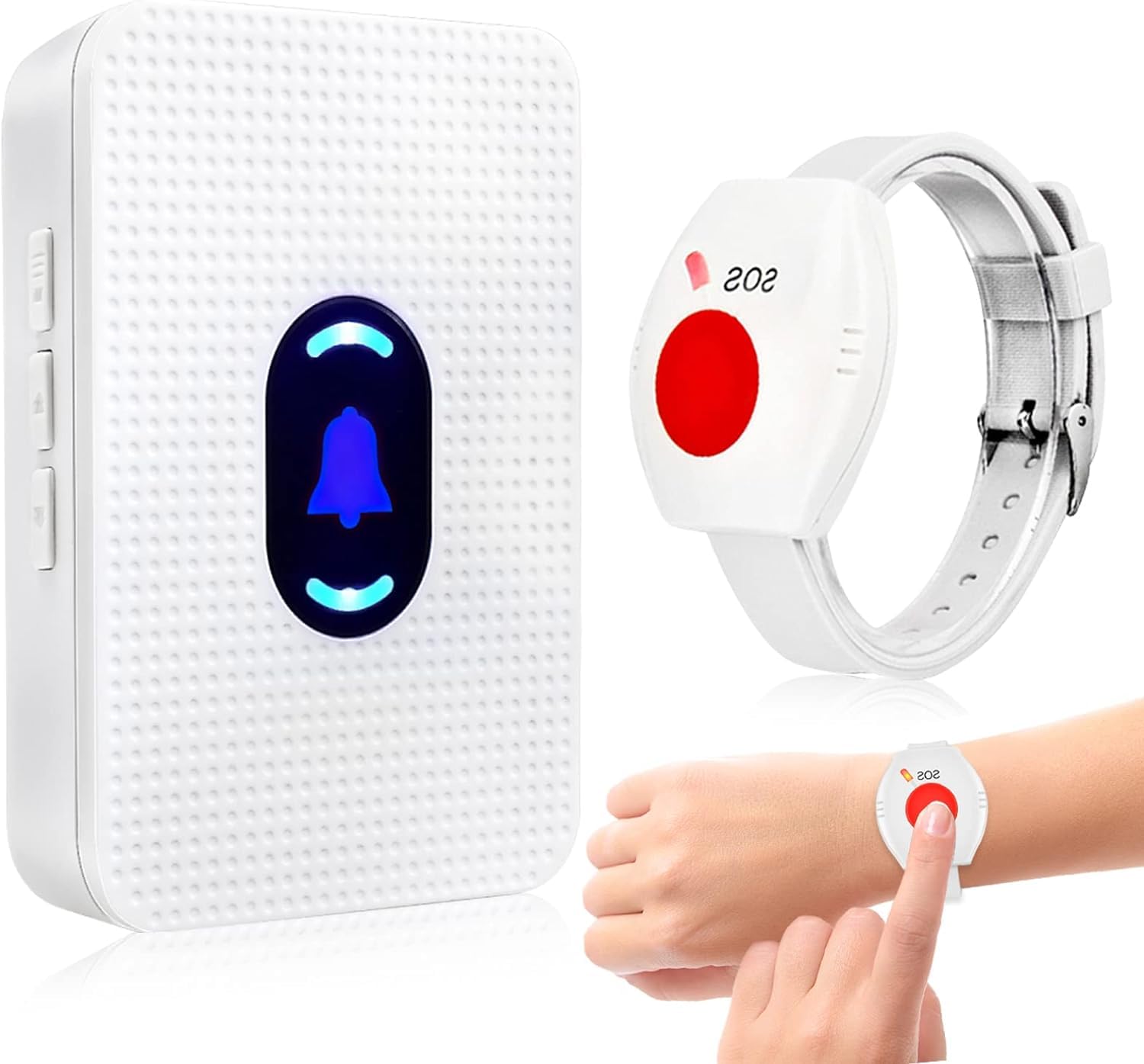 Daytech Wireless Caregiver Pager System Call Button Nurse Alert for ...