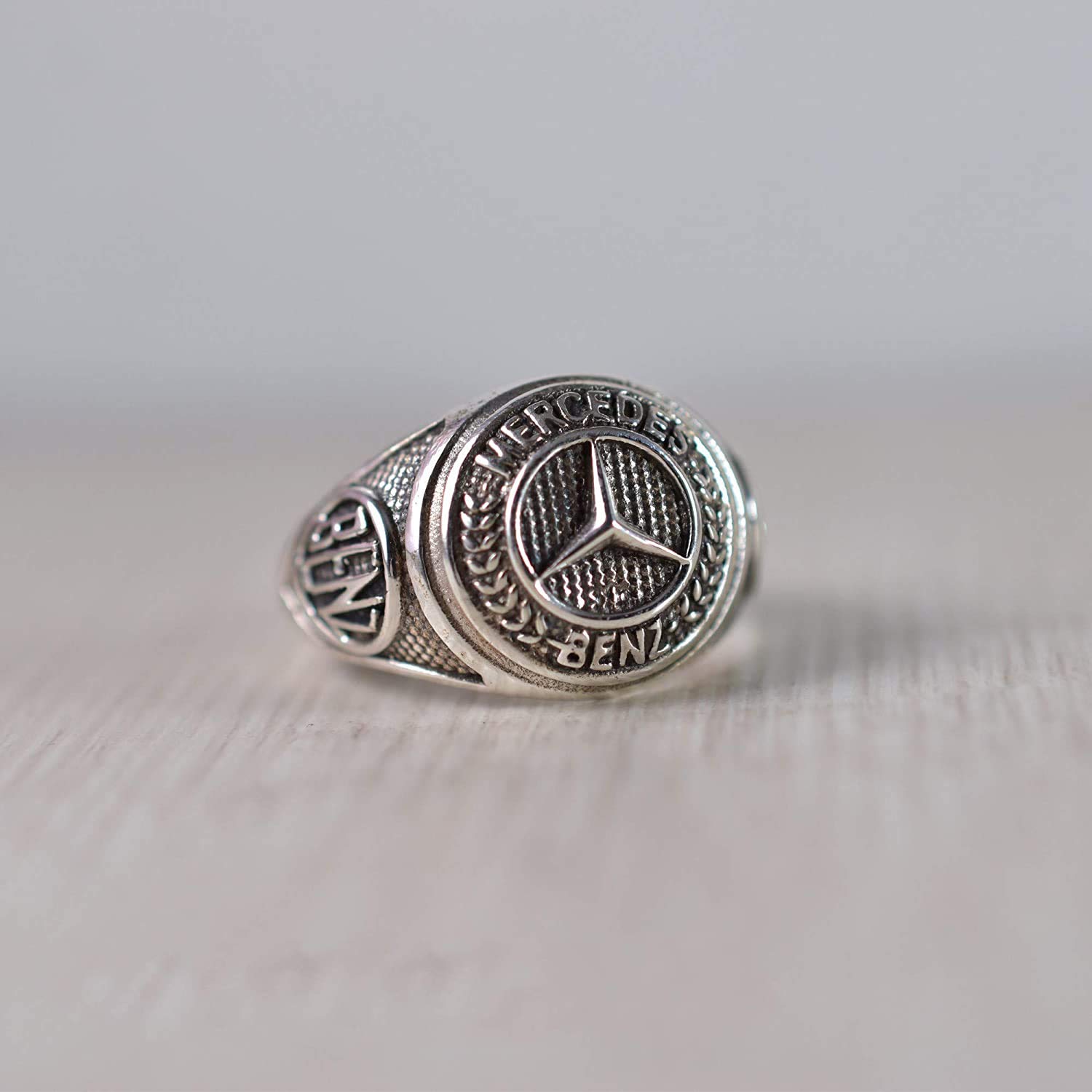 Amazon.com: Mercedes Benz Ring, Boys Ring, Stylish Ring, Personalized ...