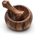 Amazon.com: IBLAY Mortar and Pestle, Acacia Wood Herb Spice Masher ...
