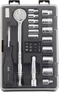 Ace 30 Pc 1/4 X 3/8 Metric Socket Set (2108959) - Drive Sockets ...