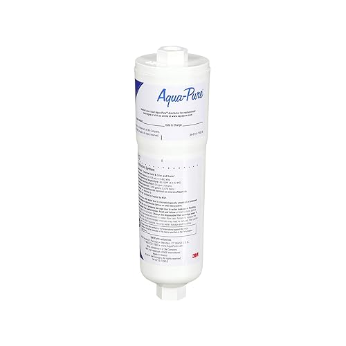 3M Aqua-Pure AP717 In-Line Water Filter for Refrigerator, Ice Maker and ...