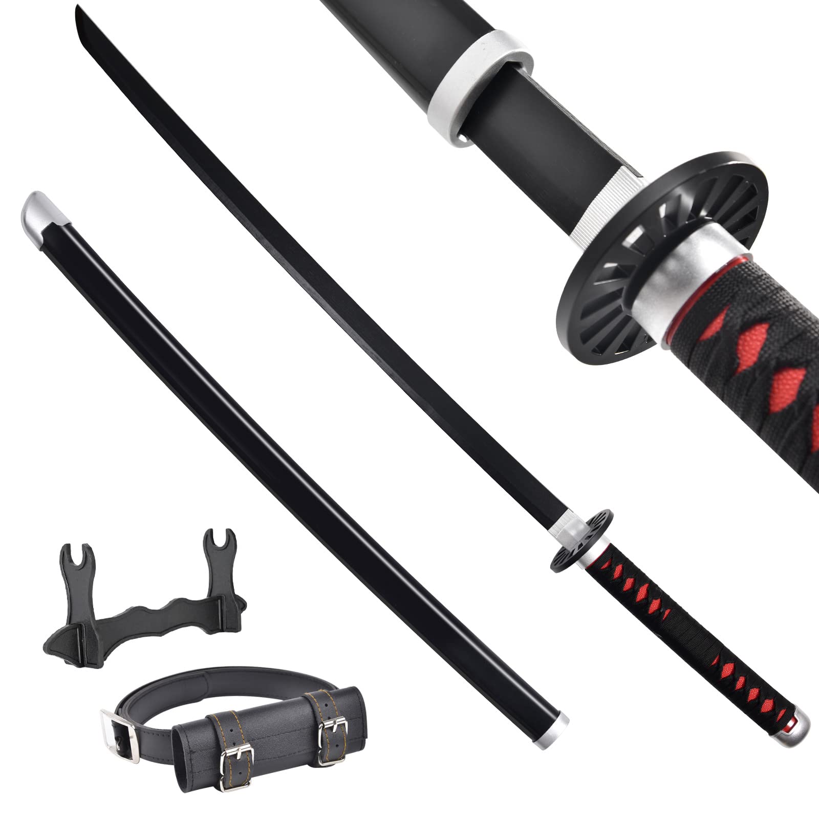 Demon Slayer Cosplay Demon Slayer Sword Anime Sword 41inch - With Belt ...