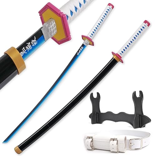 Cold Blade Carbon Steel Giyu Sword, Metal&Plastic Cosplay Anime Samurai ...