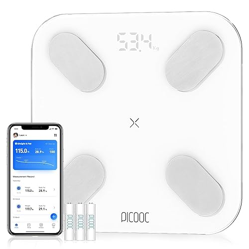 PICOOC Smart Weight Scale, High Accurate Digital Scale for Body Weight ...