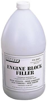 Amazon.com: Moroso 35571 Engine Block Filler - 1 Gallon: Automotive