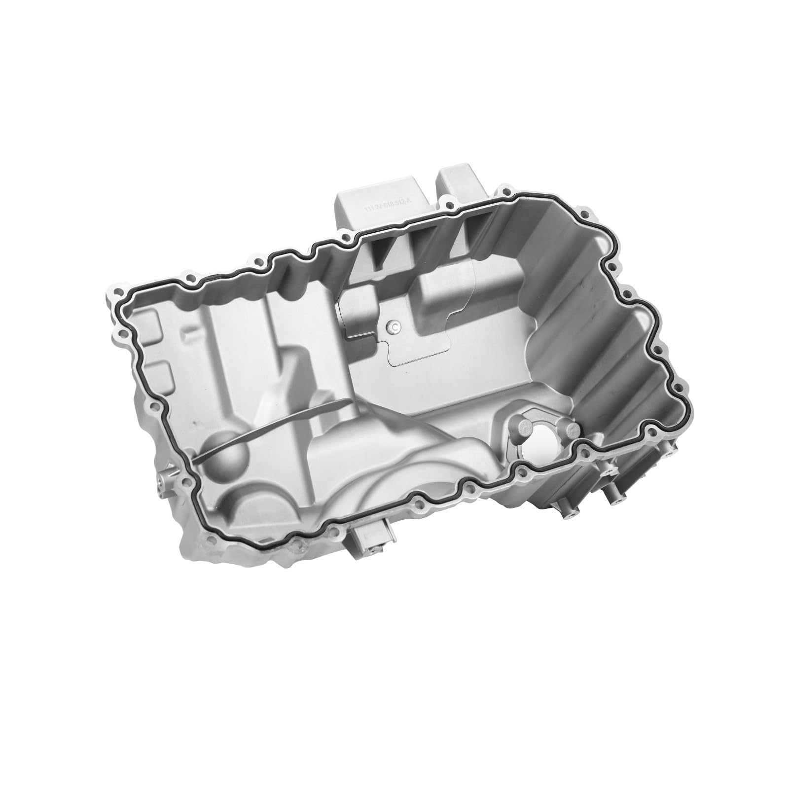 BINB ROAD 11137618512 Aluminum Engine Oil Pan with Oil Pan Gasket ...