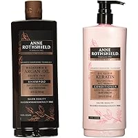 ANNE ROTHSHIELD - Champú de macadamia y aceite de argán 700 ml + Anne ...