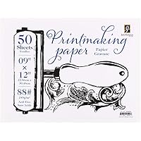 Linocut Block Richeson Bulk Printmaking Paper - 9" X 12", 50 Sheets, 88 ...