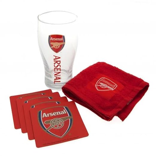 Arsenal FC Official Football Gift Mini Bar Set - A Great Christmas ...