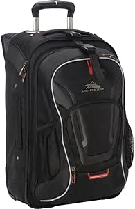 Amazon.com | High Sierra AT7 Carry-On Wheeled Backpack, 22-Inch, Black ...