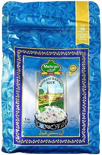 Mehran Basmati Kernel Rice 1kg price in Saudi Arabia | Amazon Saudi ...