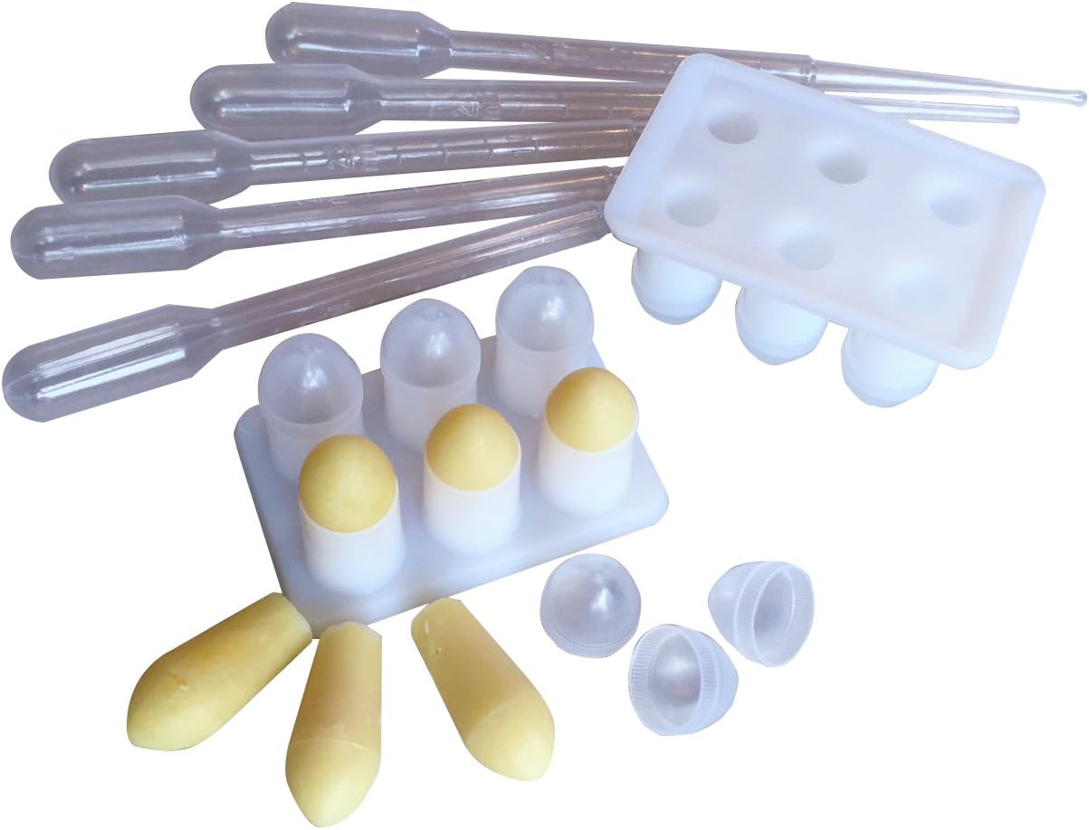 Suppository Mold Tray Kit - Reusable, 2 Trays - Makes 12 Suppositories ...