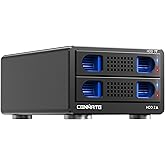 Amazon.com: CENMATE 4 Bay Hard Drive Enclosure with Cooling Fan for 2.5/3.5" SATA HDD/SSD with ...
