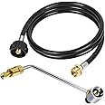 Amazon.com : MCAMPAS Propane Hose Adapter with Regulator 6FT ...