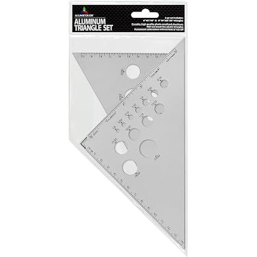 3mm Thick Clear Ruler Triangular Metric Scale Toblerone Ruler 12 Inch ...