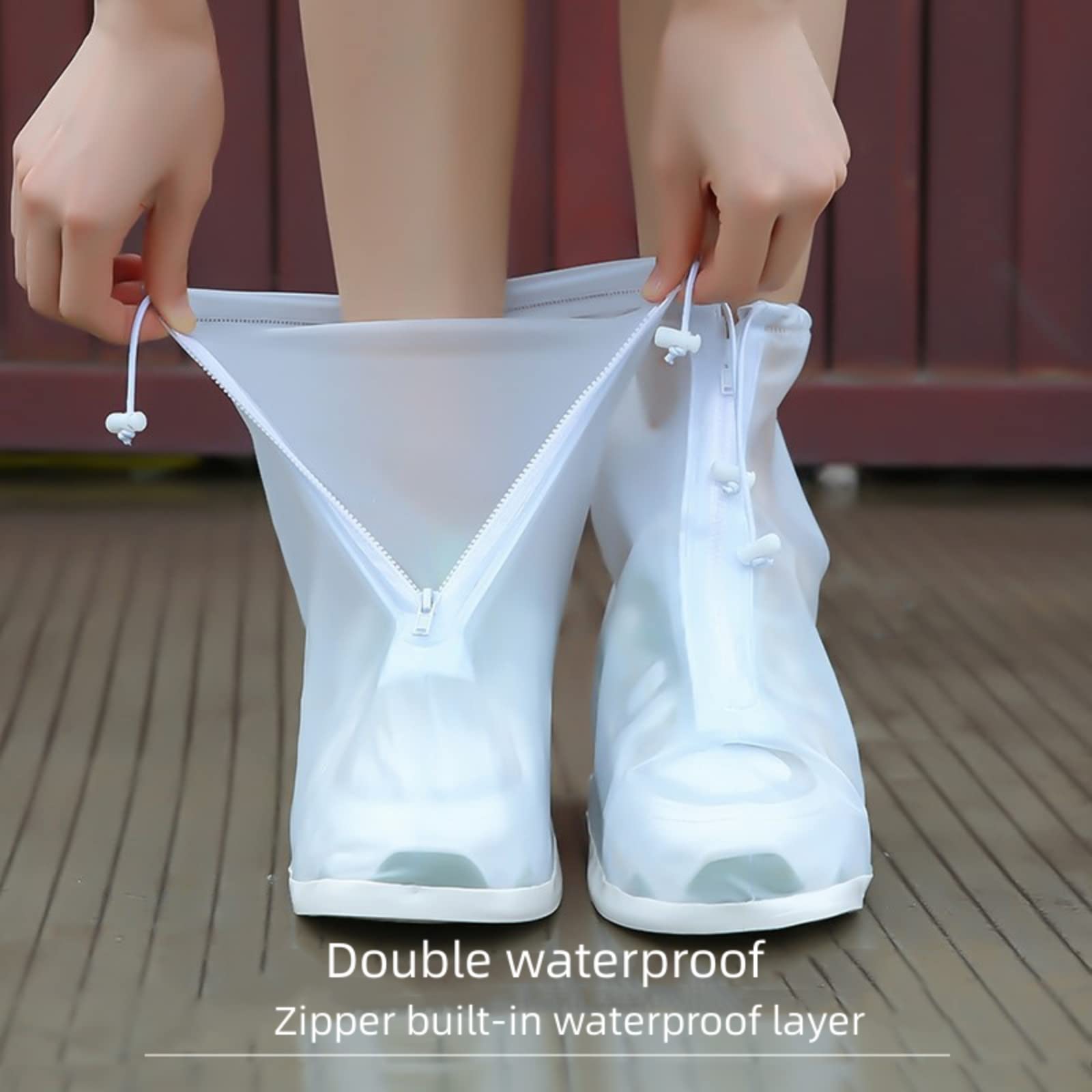 Zbyoujer Waterproof Shoe Covers - Boot Covers Shoe Covers For Rain ...