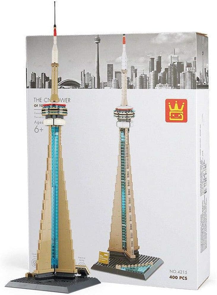 Canada’s National Tower of Toronto. Architecture building bricks set ...