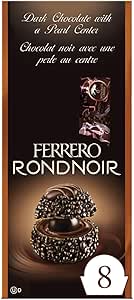 Ferrero Rondnoir Fine Dark Chocolate Gift Bag, 8 Count, Individually ...